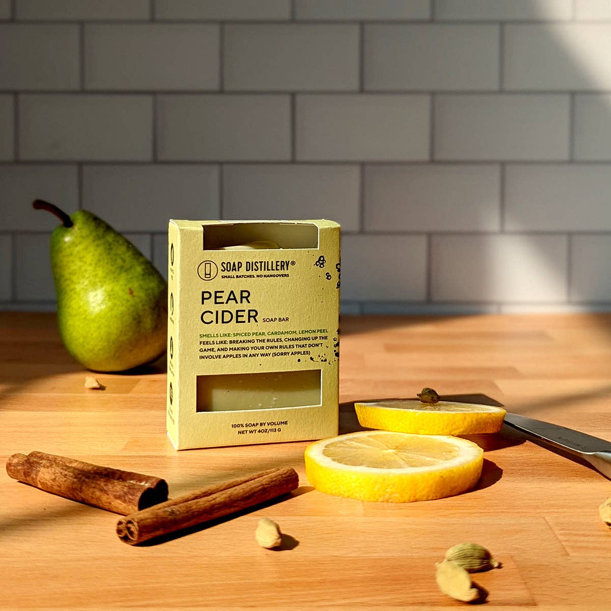 Pear Cider Soap Bar | Rail & Anchor