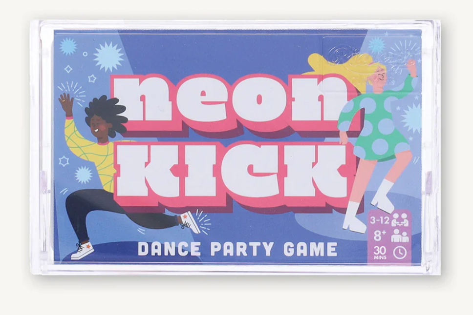 Neon Kick Dance Party Game | Rail & Anchor