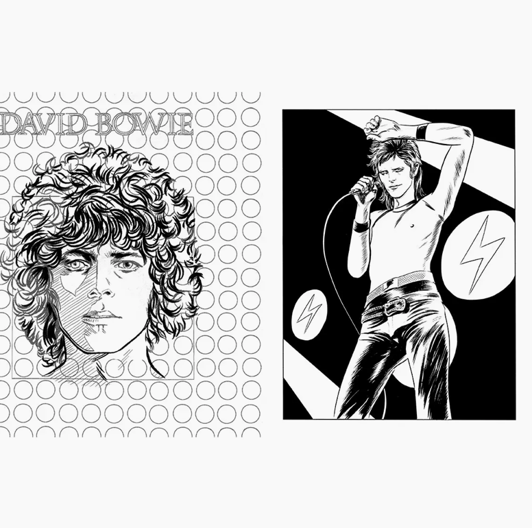 david bowie coloring pages