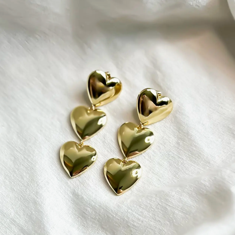 NC/The Barbie Heart Earrings | Rail & Anchor