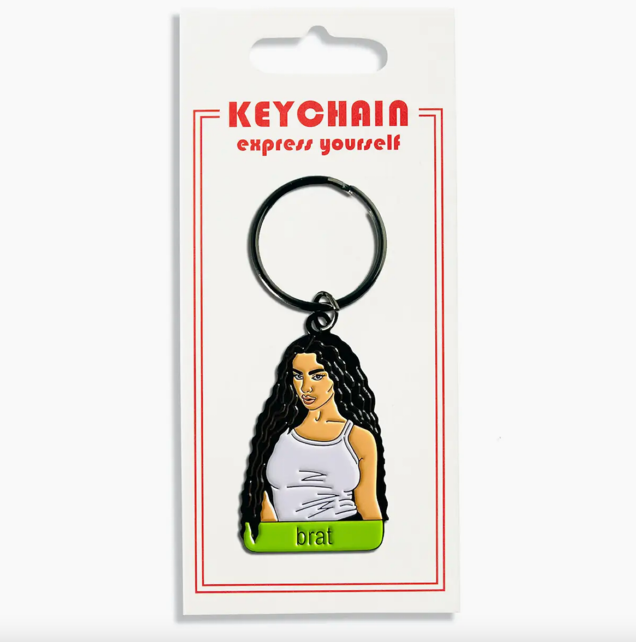 Charli XCX Brat Keychain | Rail & Anchor